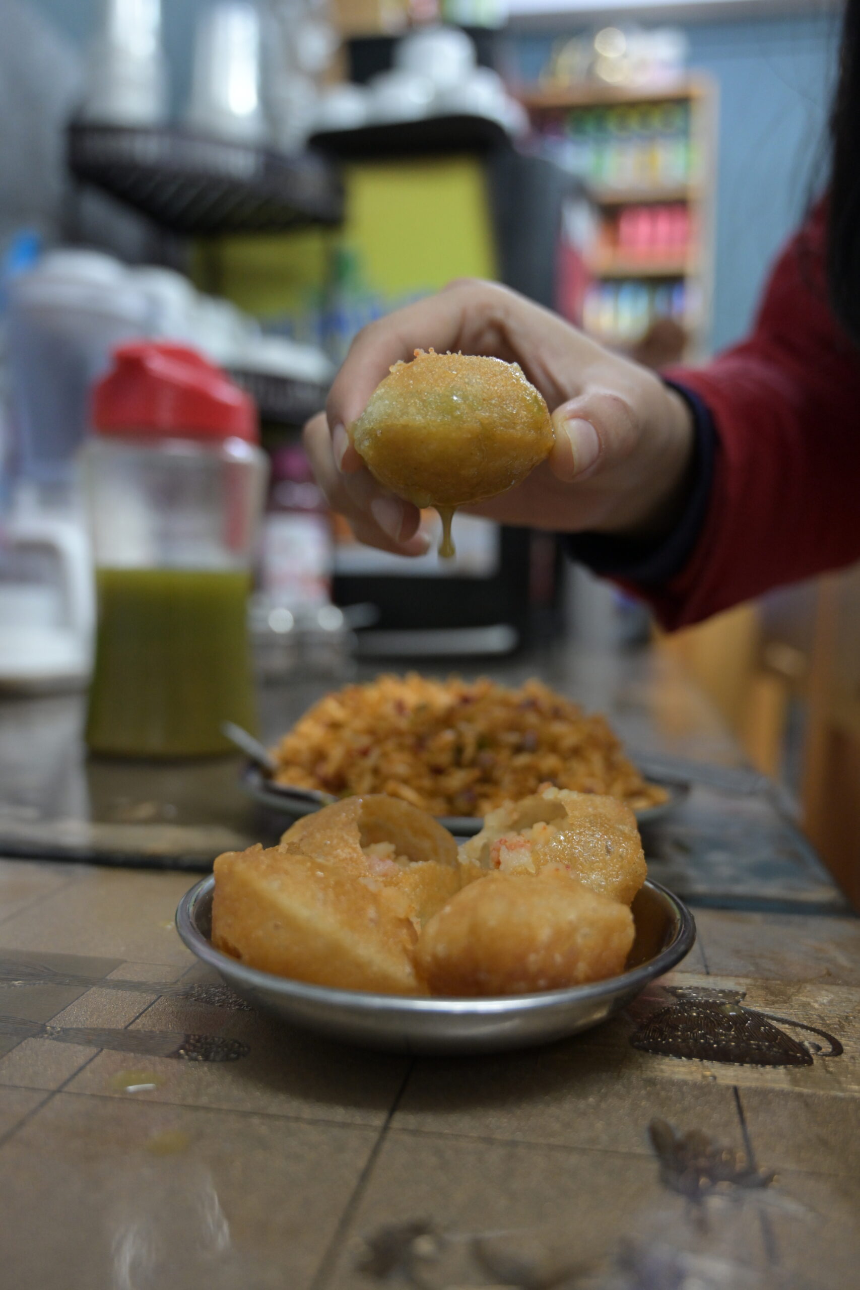 Spicy Puchka Plates - Yee Getaway Yee Getaway